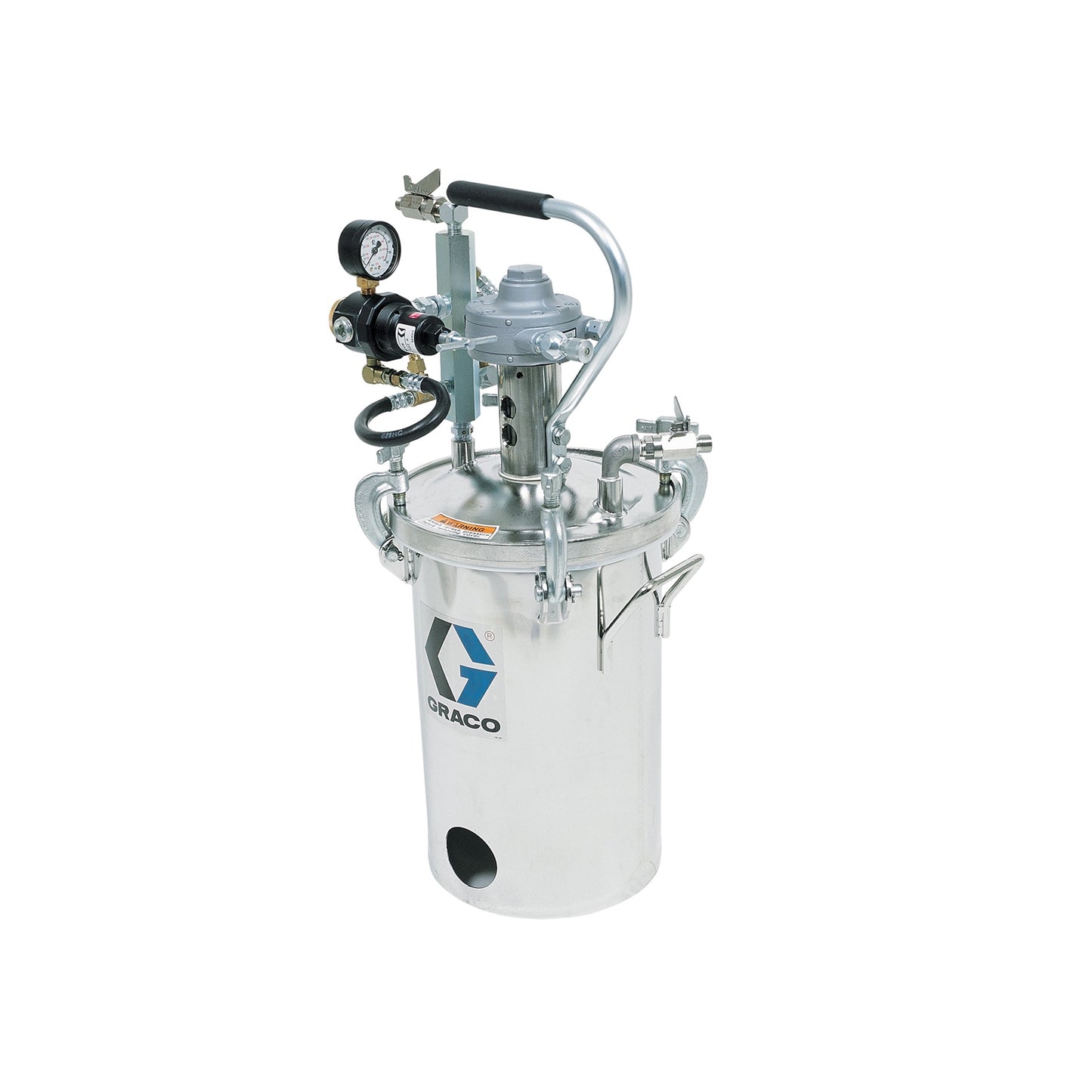 Graco 236158 2 Gallon High Pressure (HVLP) Pot with Agitator, Regulated ...