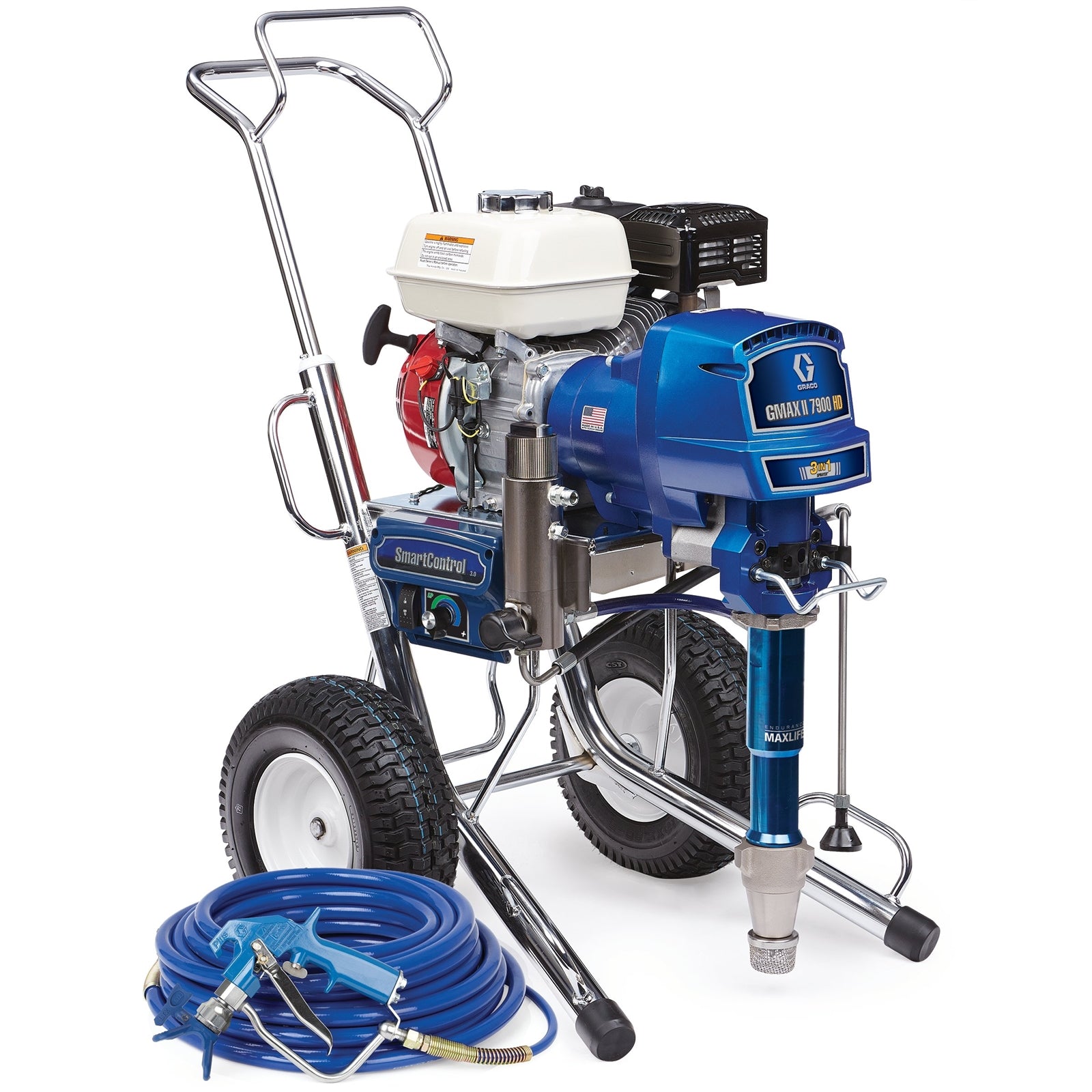 Graco 17E841 GMAX II 7900 HD 3-in-1 Standard Series Gas Airless Sprayer ...