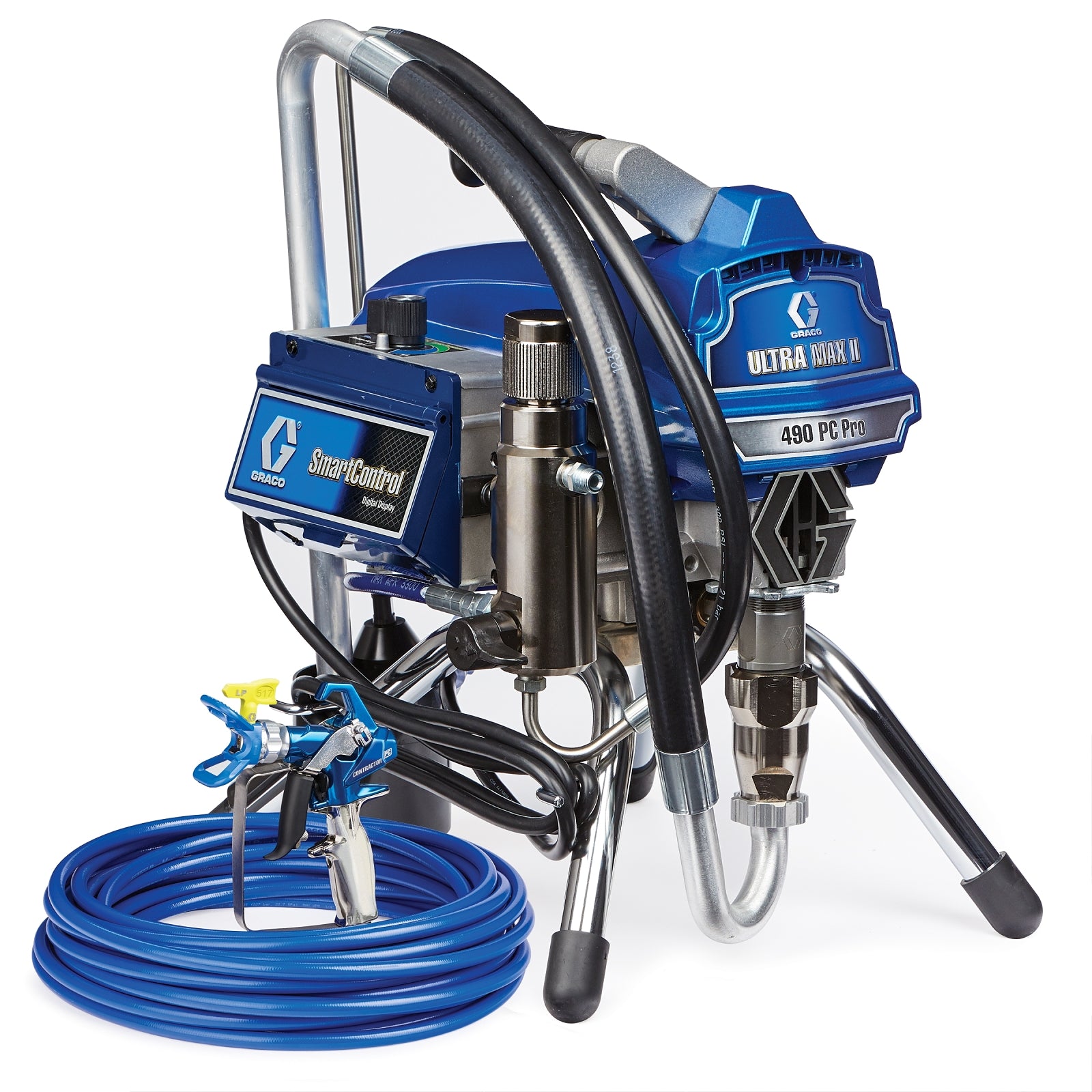 Graco 17E852 Ultra Max II 490 PC Pro Electric Airless Sprayer, Stand ...