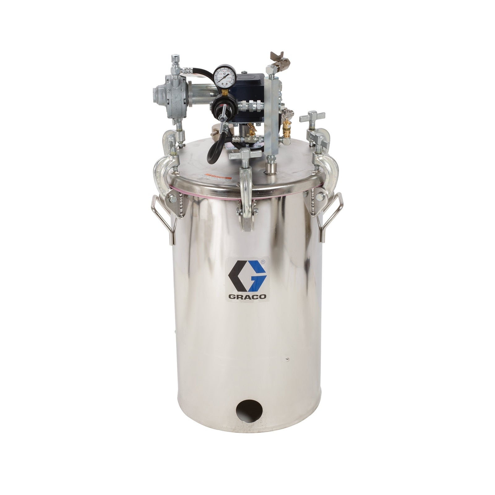 Graco 236153 10 Gallon High Pressure (HVLP) Pot with Agitator ...