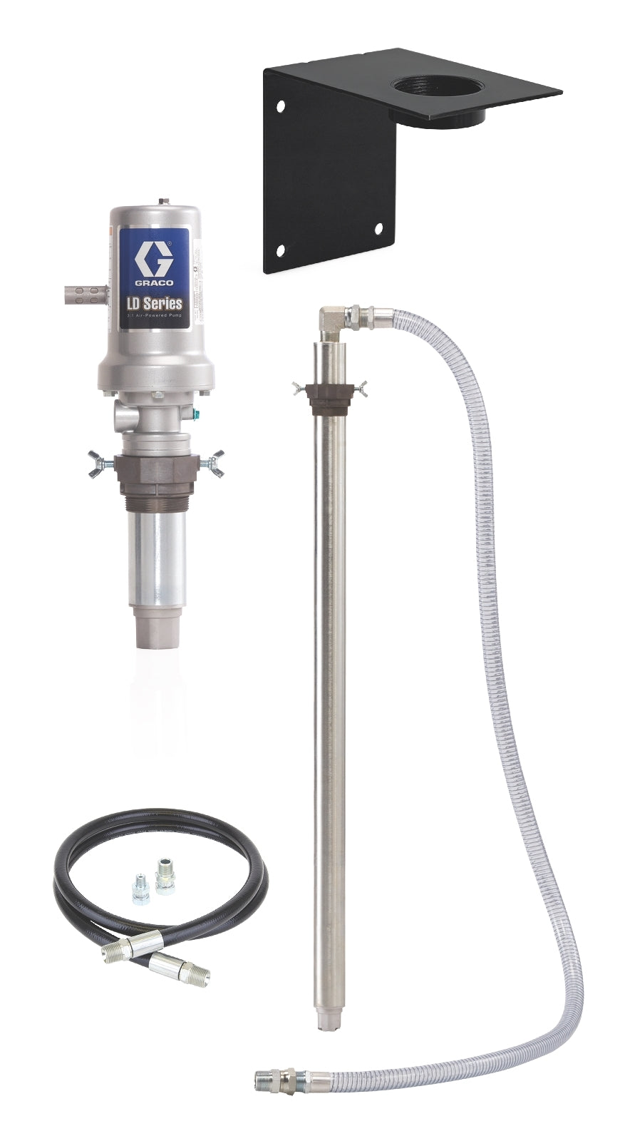 Graco 24H695 Ld Series 3:1 Wall Mount 275 Gallon Oil Pump Package - Npt ...