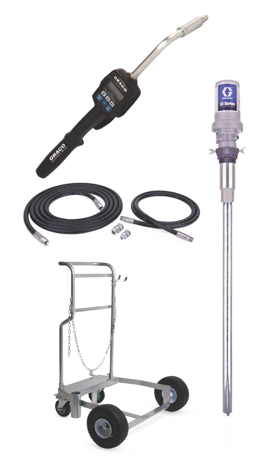 Graco 24H955 Ld Series 5:1 55 Gallon Barrel Mobile Oil Pump Ce Packages ...