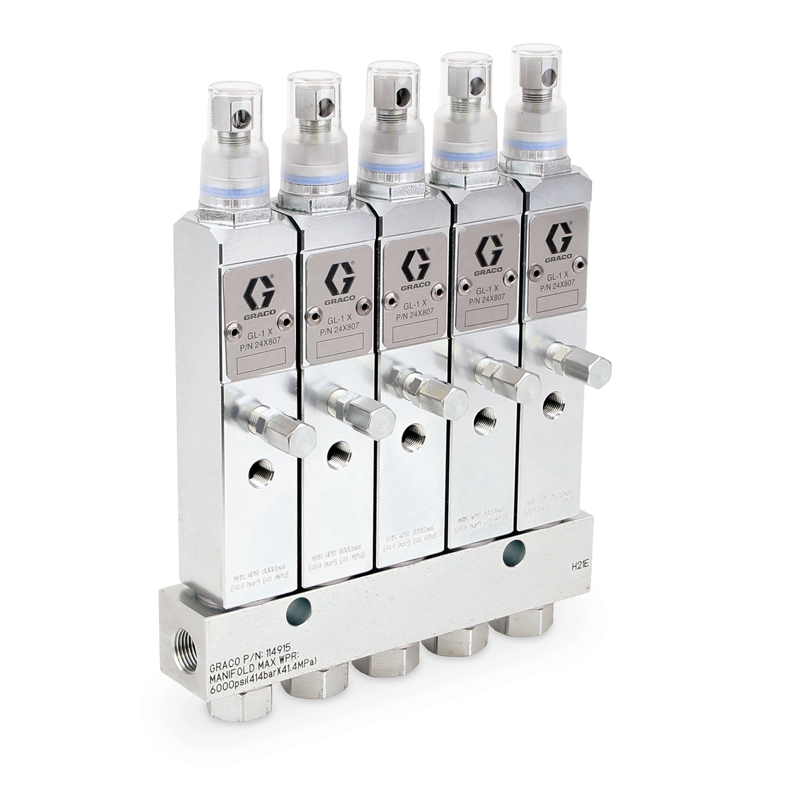 Graco 24X805 GL-1 X Grease Injector, Five Point | Innoflo Solutions Inc.