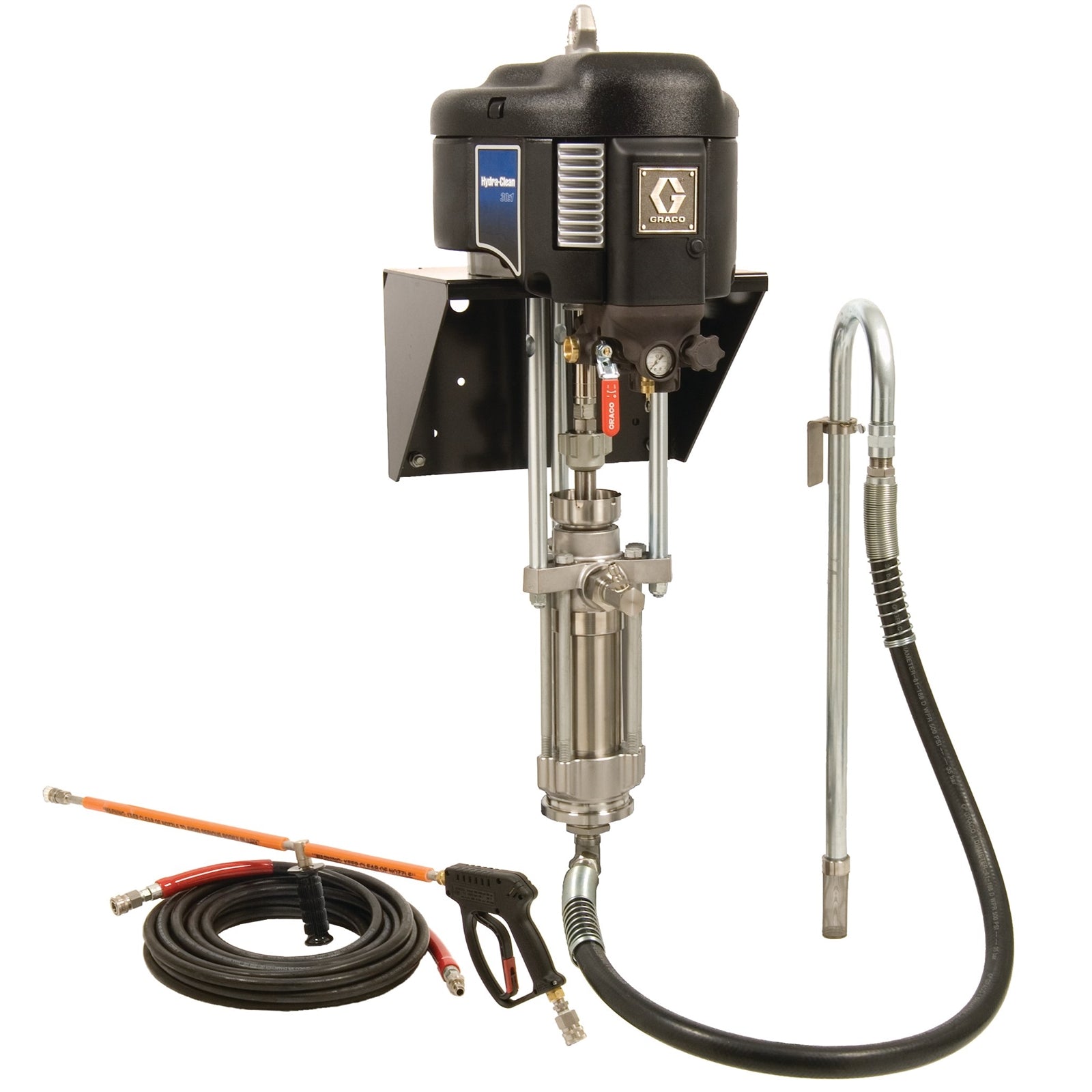 Graco 247554 Hydra-Clean 30:1 Wall Mount Pneumatic Pressure | Innoflo ...