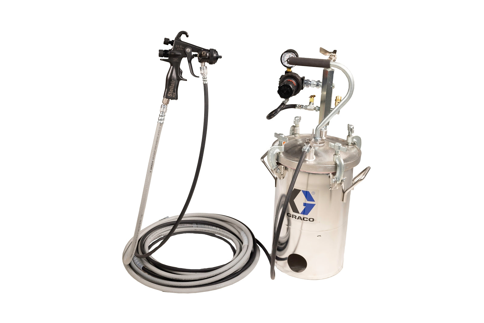 Graco 2006500 5 Gallon (19 L) Pressure Pot with Agitator and Stellair ...