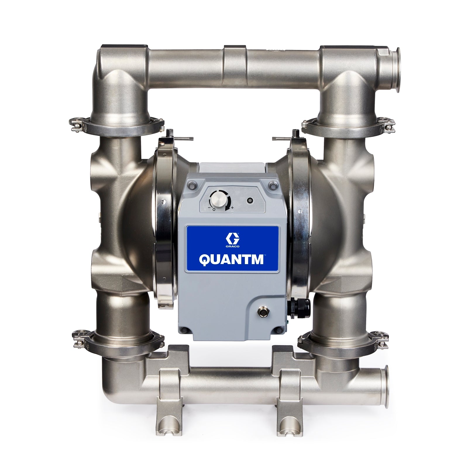 GRACO HE120-1071 QUANTM h120, 2"Hygienic DIN, FG SST Electric Diaphragm ...