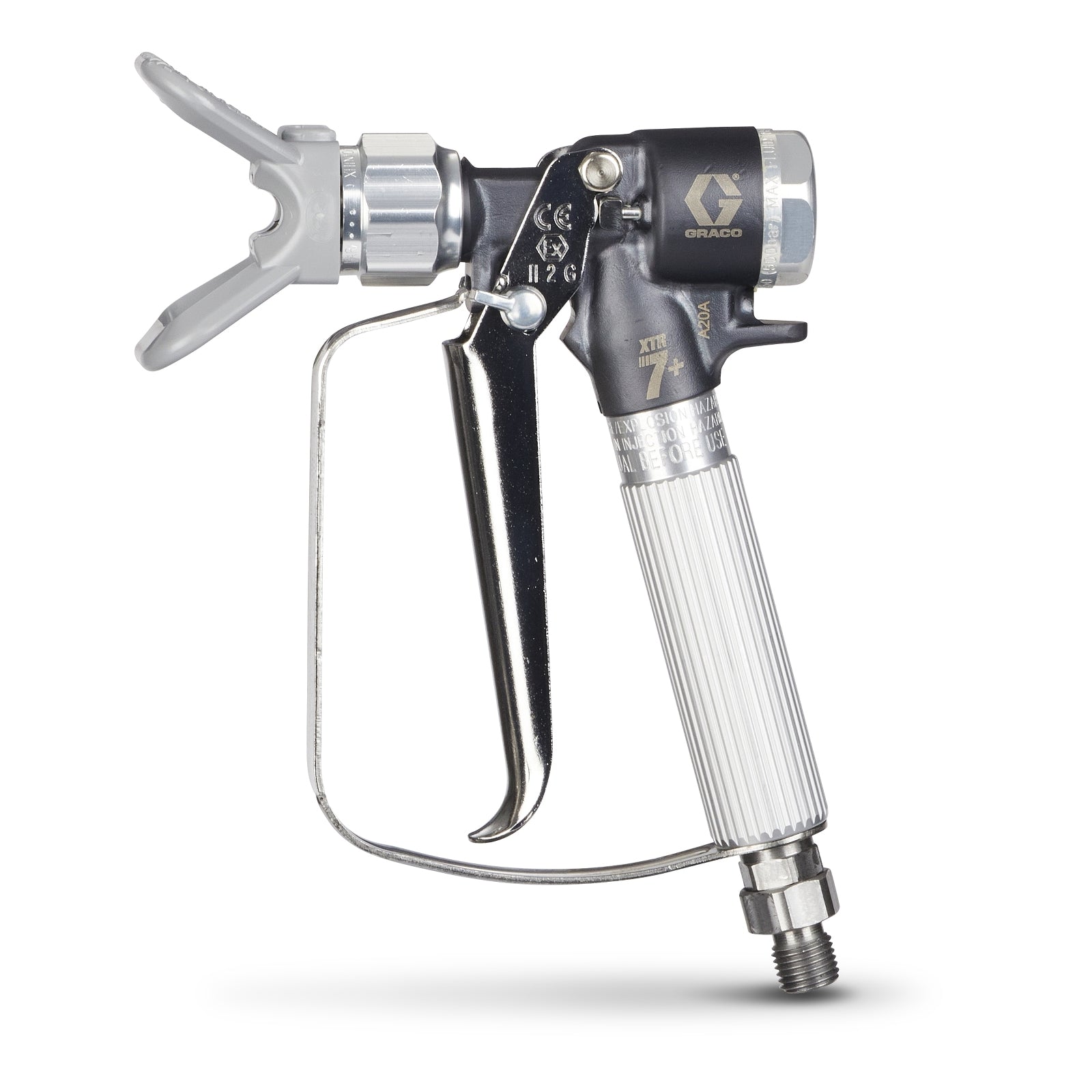 Graco XTR720 XTR7 Airless Spray Gun, Round Handle, 4-Finger Trigger, No ...